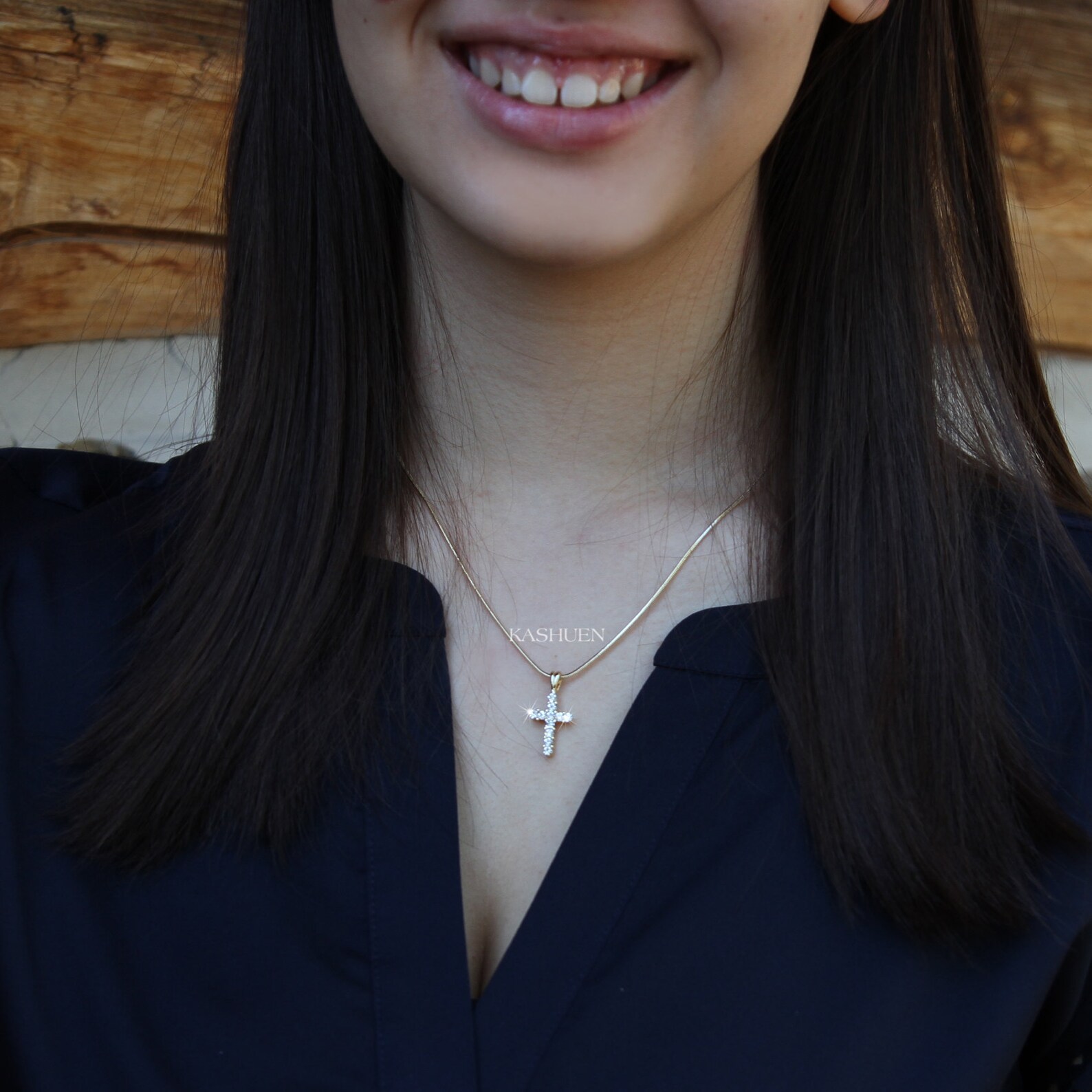 Swarovski Crystal Dainty CROSS God Lord Jesus Christ Christian Catholic ...