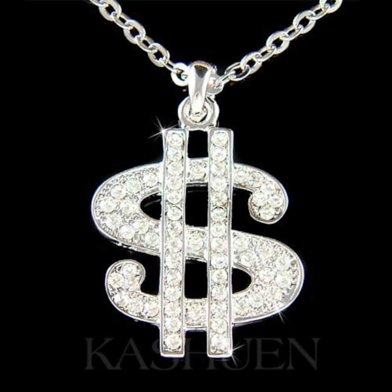 Swarovski Crystal Bling Dollar Sign Symbol Hip Hop Gangster | Etsy