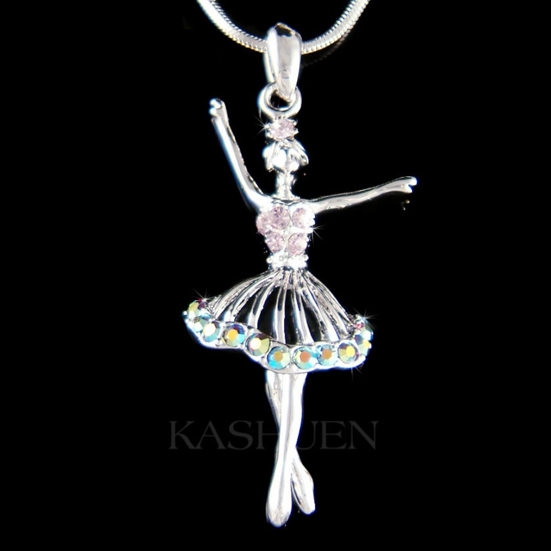 Swarovski Crystal Purple BALLERINA Ballet Dance Dancer Dancing the ...