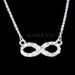 Swarovski Crystal Infinity Symbol Karma Sign Forever Love Sterling ...