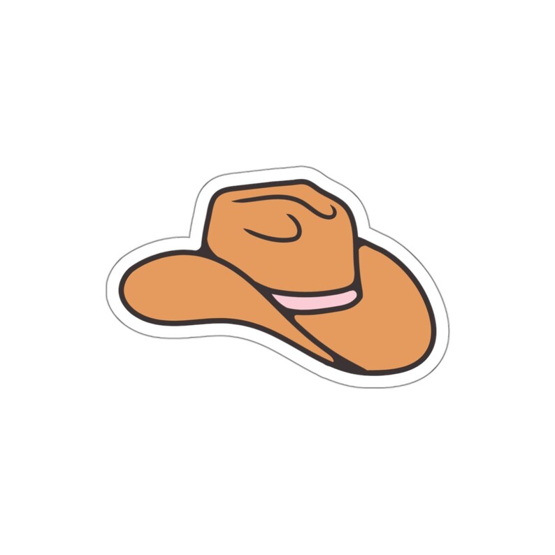 Cowboy Hat Sticker - Etsy