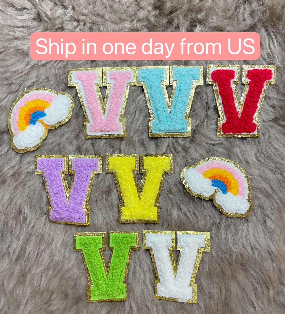 2.1'' Chenille Letter Patches| Iron on Patch| Iron on Letters| DIY ...