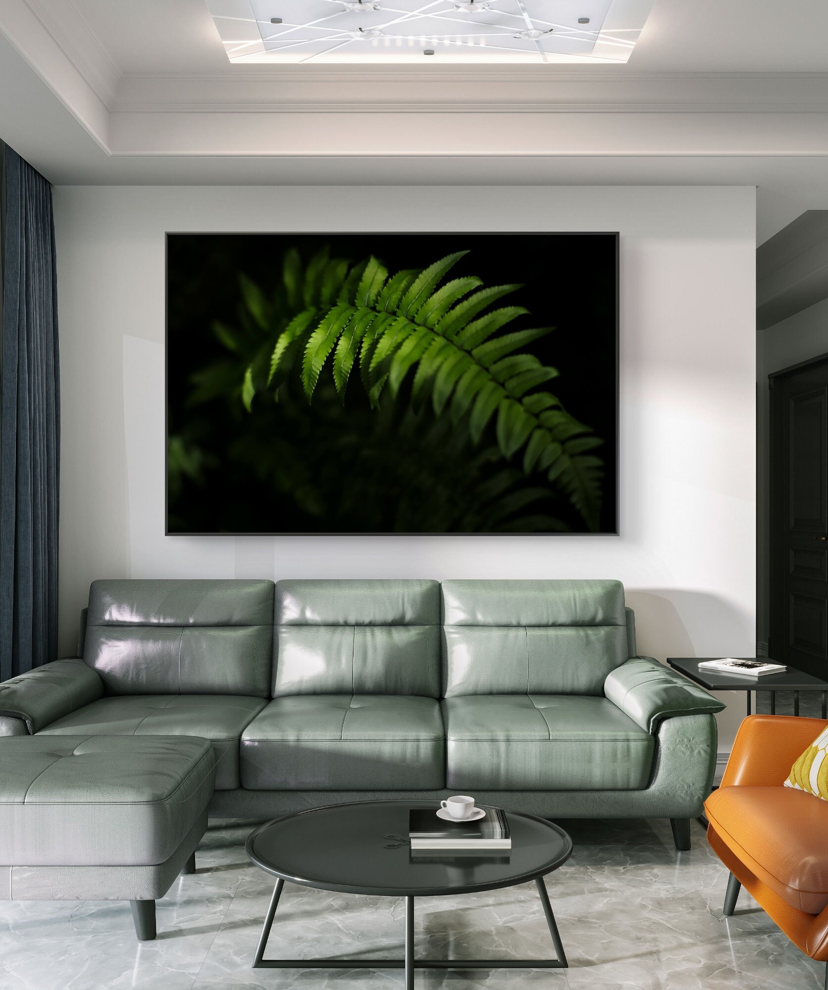 Fern Leaf Photo Print, Canvas Print, Home Decor, Canvas Wall Art, Wall ...