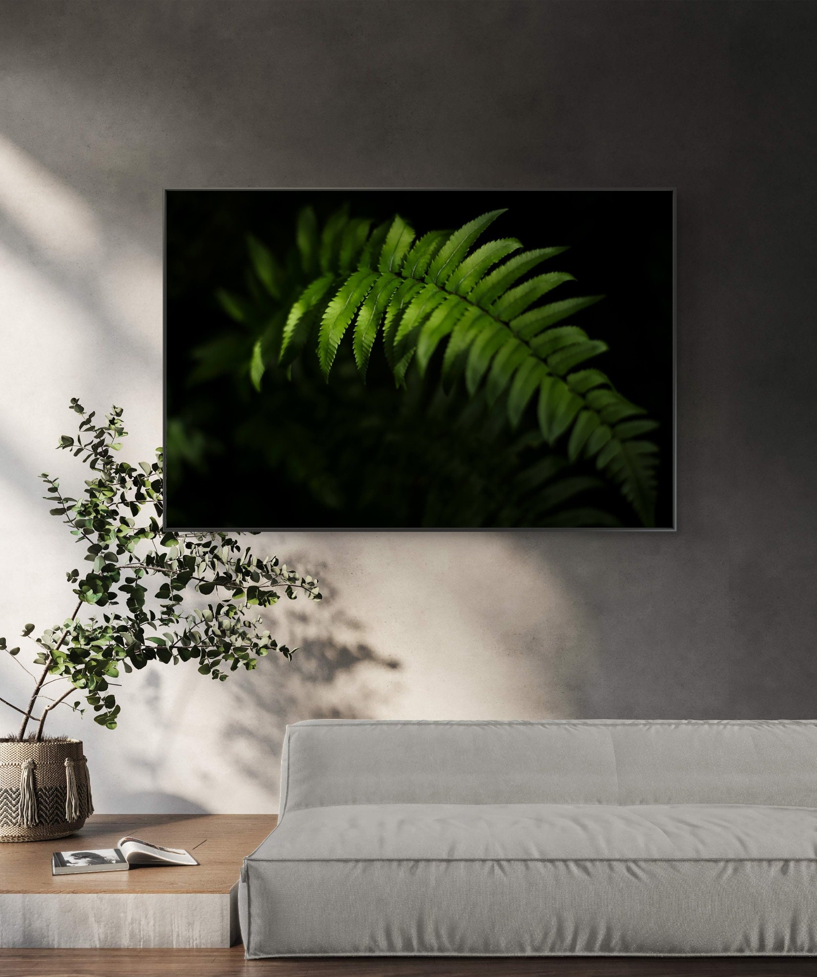Fern Leaf Photo Print, Canvas Print, Home Decor, Canvas Wall Art, Wall ...