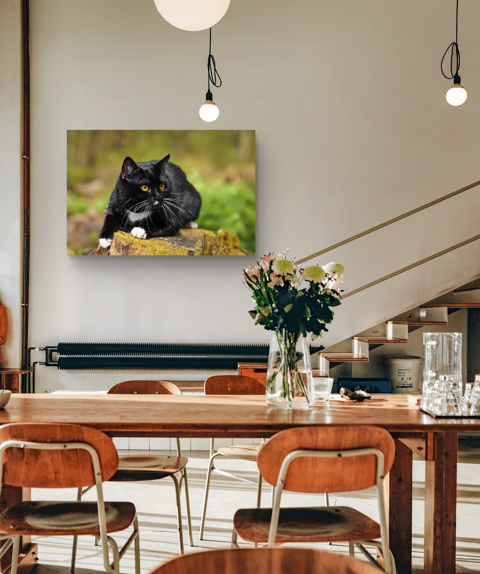 Tuxedo Cat Photo Print, Photography Print, Canvas Print, Home Decor ...