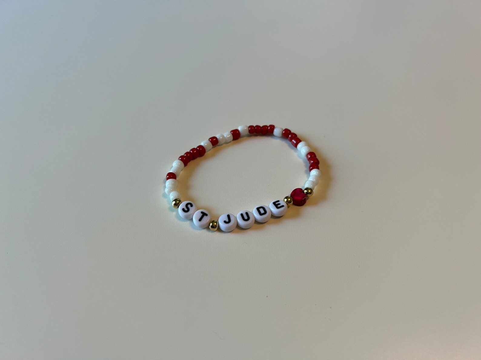 Hugs and Hearts St. Jude Donation Bracelet heart and Letters - Etsy