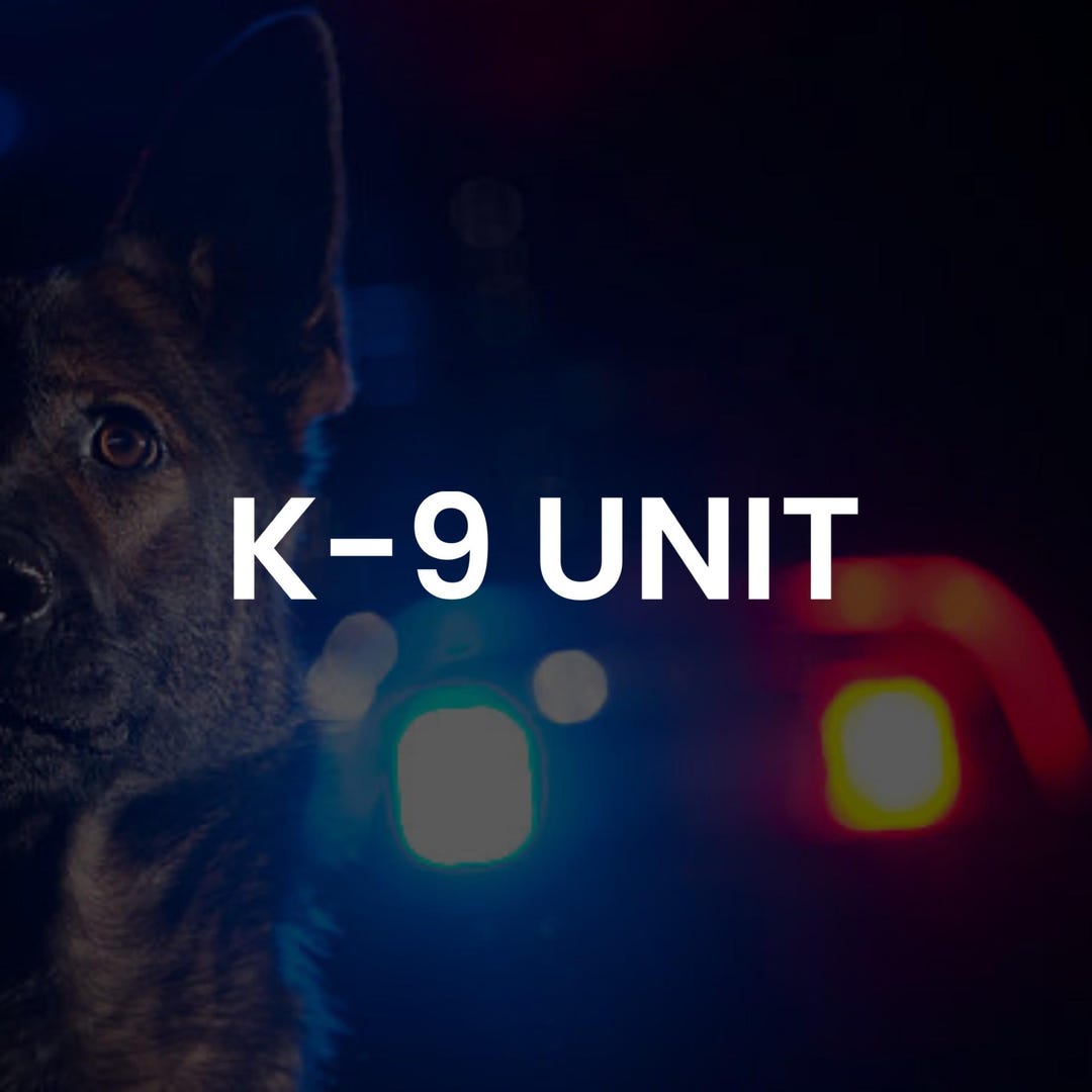 K9 Unit Security Police Guard Dog Vinyl Decal Sticker Window Toolbox ...