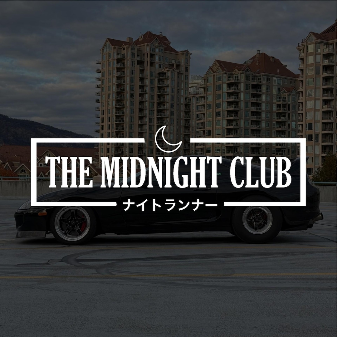 The Midnight Club Vinyl Sticker Decal Night Kids JDM - Etsy