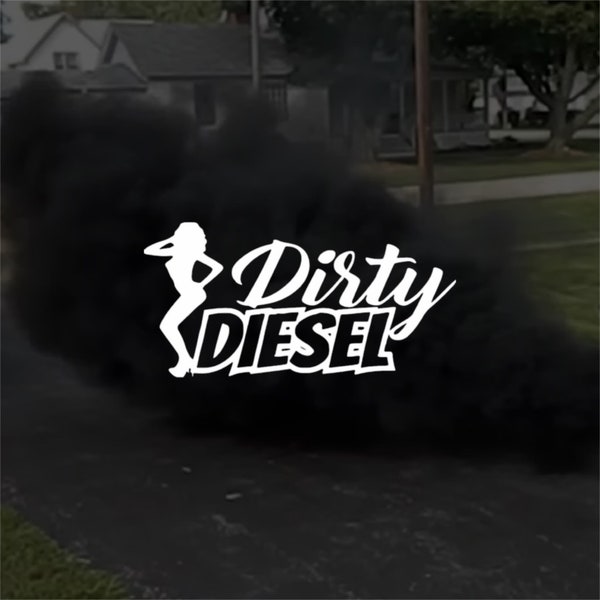 Funny Diesel Sticker - Etsy
