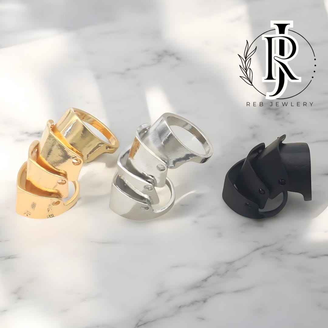 Anime Ring Nana Rings Ring Celestial Saturn Punk Style Finger Armor ...