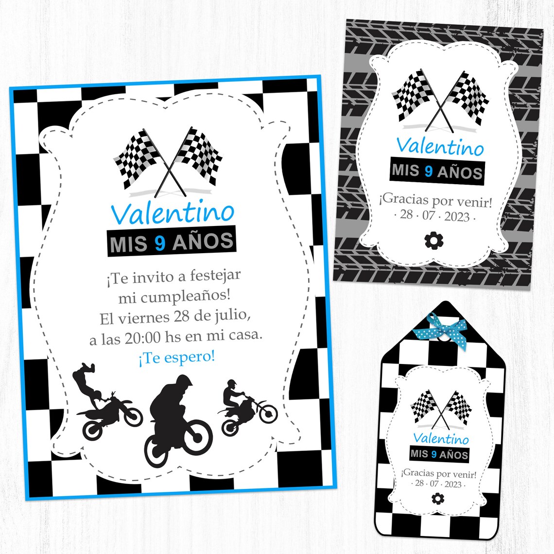 Motocross Party Decorations, Motorcycle Birthday Party Theme ...