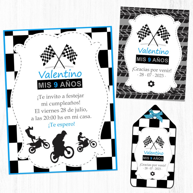 Motocross Party Decorations, Motorcycle Birthday Party Theme ...