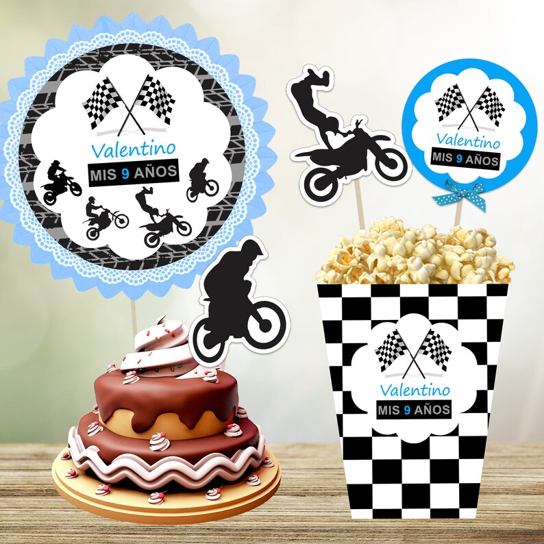 Motocross Party Decorations, Motorcycle Birthday Party Theme ...