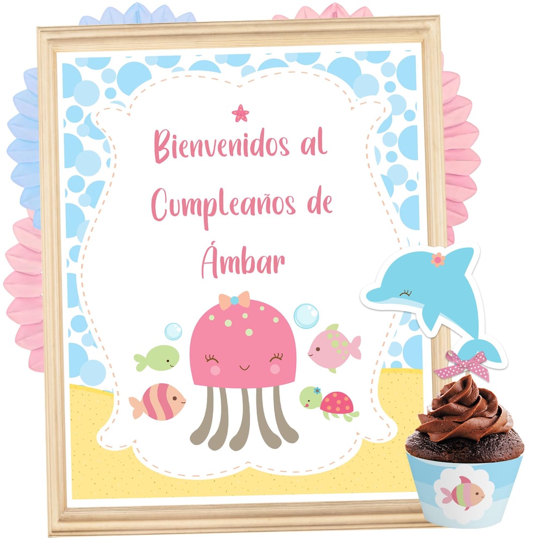 All-in-one Under the Sea Printable Party Kit Ocean Animals Birthday ...