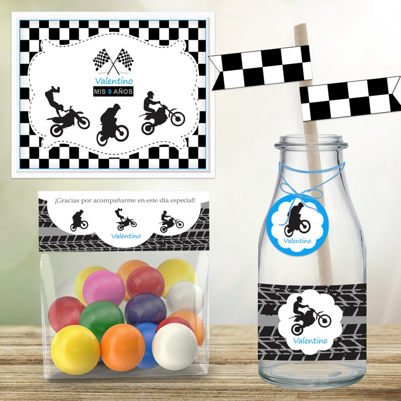 Motocross Party Decorations, Motorcycle Birthday Party Theme ...
