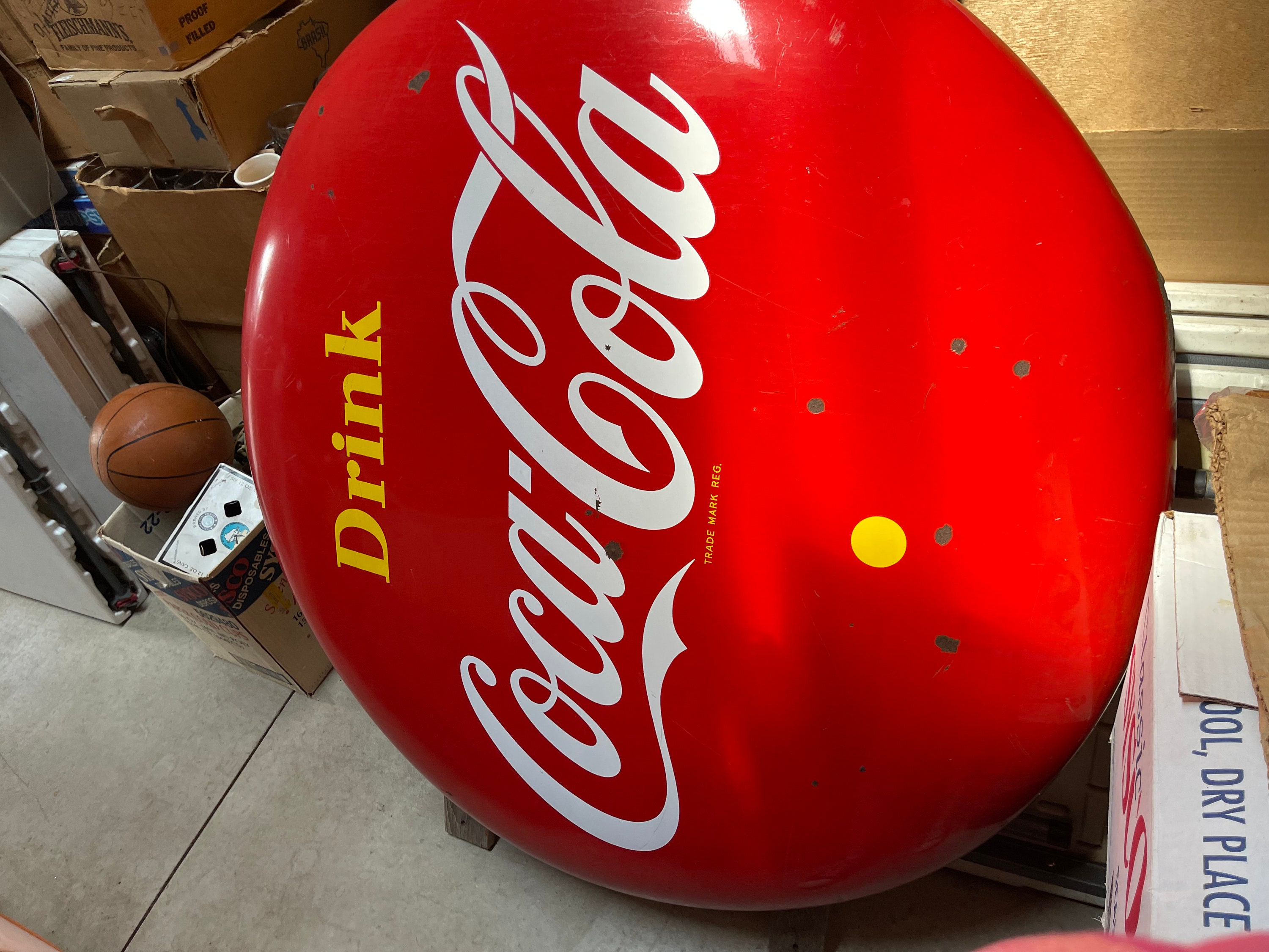 4ft. Original Vintage Coca-cola Canadian Porcelain Sign PICK UP in ...