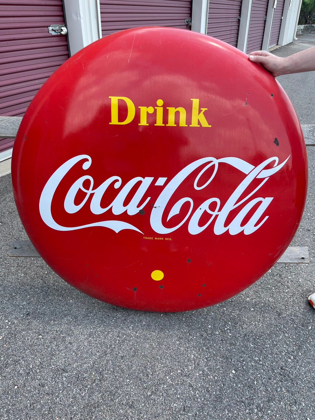 4ft. Original Vintage Coca-cola Canadian Porcelain Sign PICK UP in ...