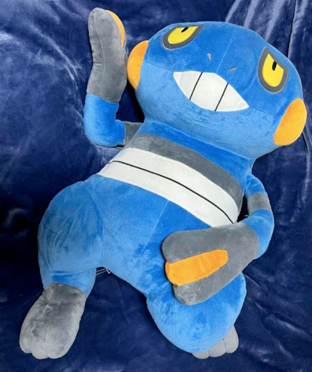 Pokemon Croagunk Life-size Plush OCCASION Pokemon Center 2009 Limited ...