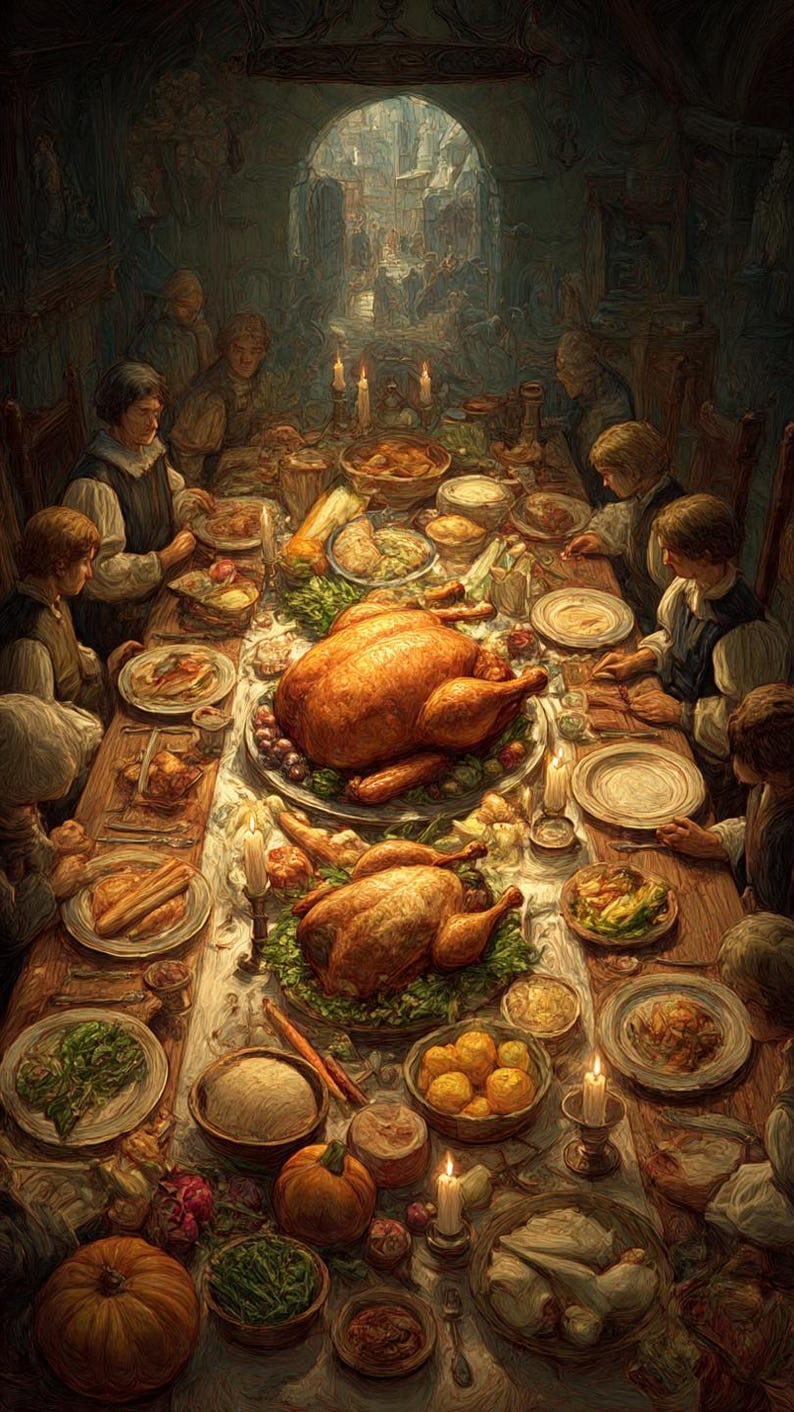A Feast to Remember: A Thanksgiving Tale - Etsy