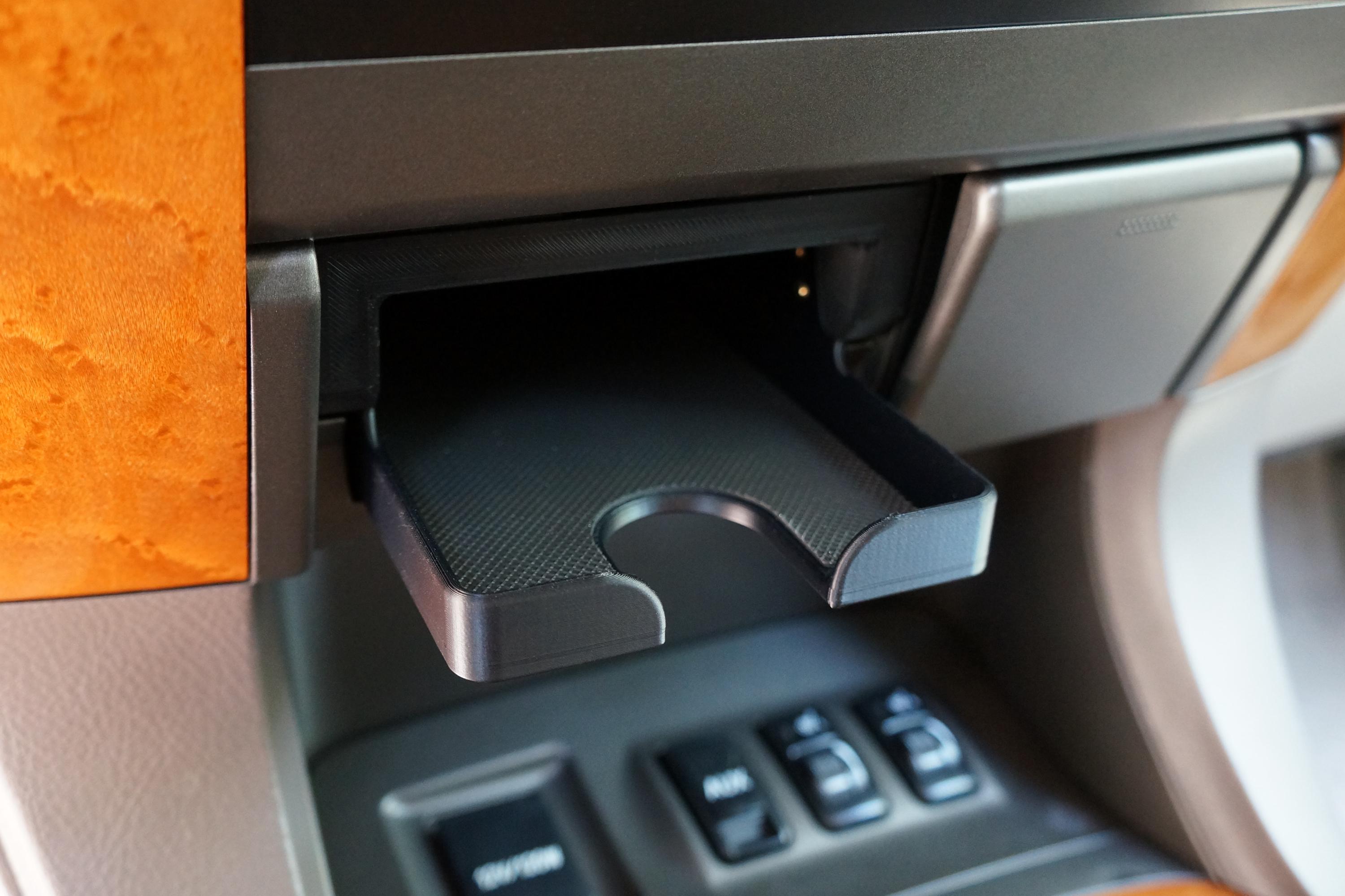 GX470 / Prado 120 Ashtray Replacement Cubby - Smartphone Dash Organizer ...