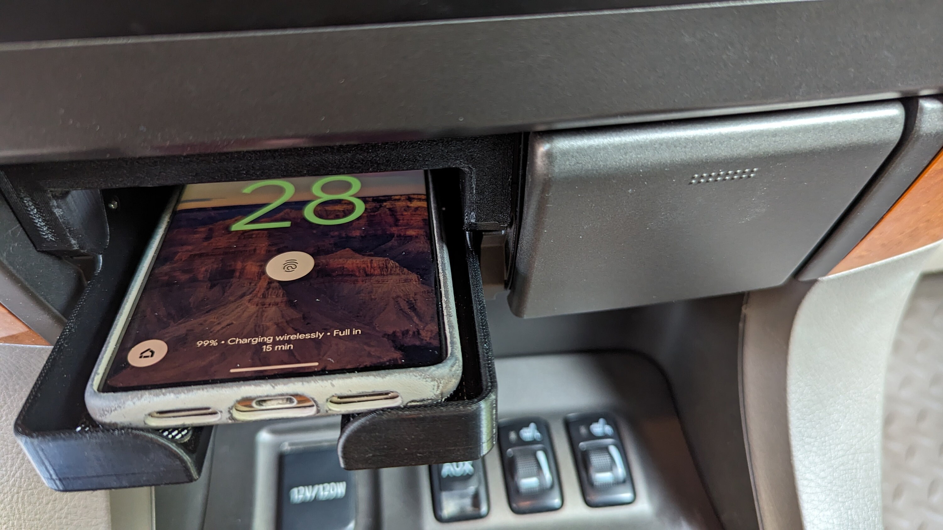 GX470 Magnetic Wireless Charger Phone Cubby Replaces Stock Ashtray - Etsy