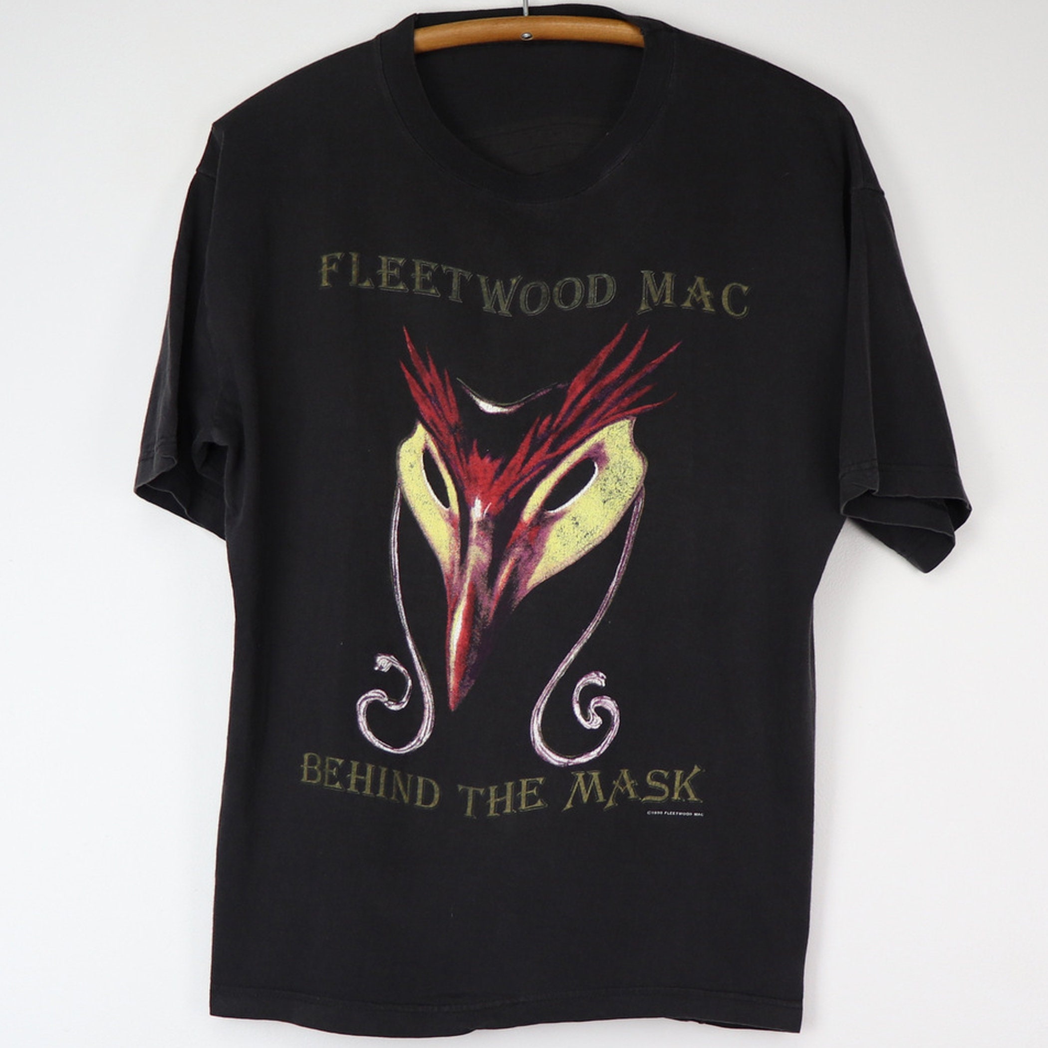Fleetwood Mac Shirt, Vintage Fleetwood Mac Rock Band T-shirt, Vintage 1990 Fleetwood Mac Behind ...