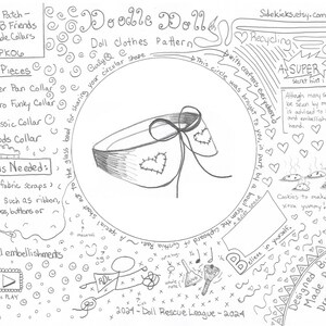 Cabbage Patch Kid Doll Clothes Removable Collar Sewing Pattern PDF ...