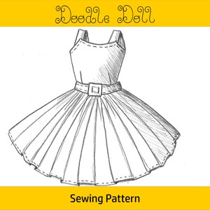 Barbie Doll Clothes Movie Dress Sewing Pattern PDF, Curvy Barbie, Movie ...