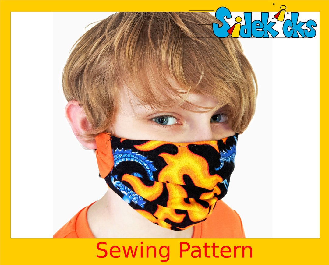 Almost Free Face Mask Pattern, DIY Mask Sewing Pattern, Reusable ...