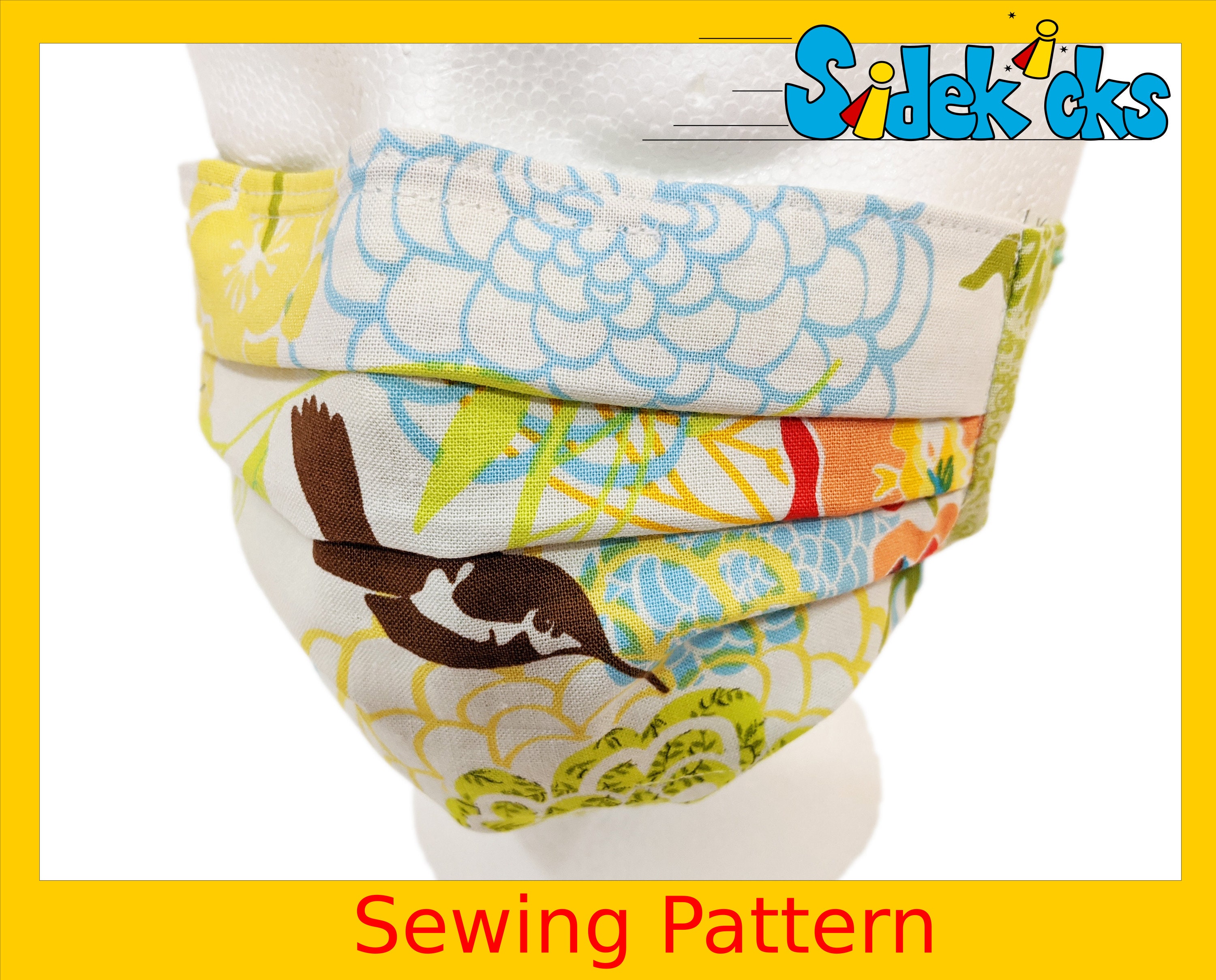 Almost Free Face Mask Pattern DIY Mask Sewing Pattern | Etsy