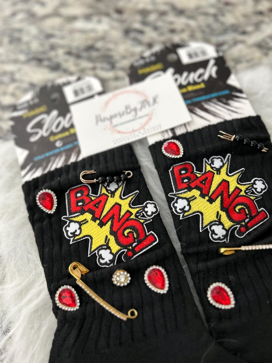 Ladies Junk Slouch Socks - Viral Trend - Black - Etsy