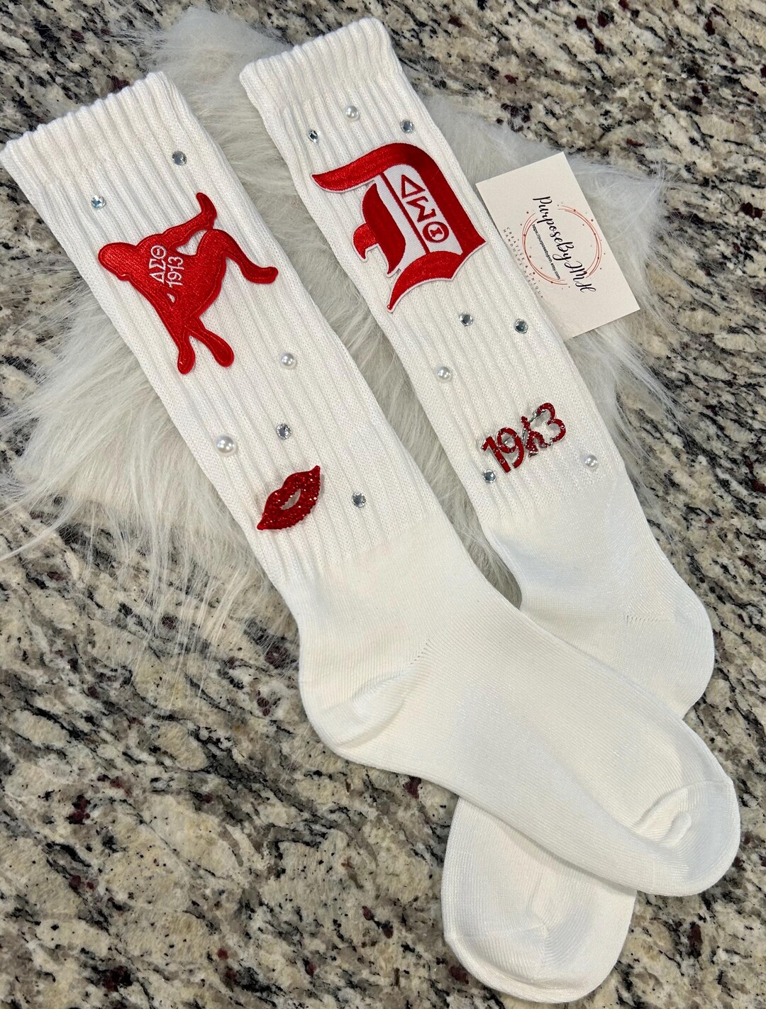 Delta Sigma Theta Junk Socks - Etsy