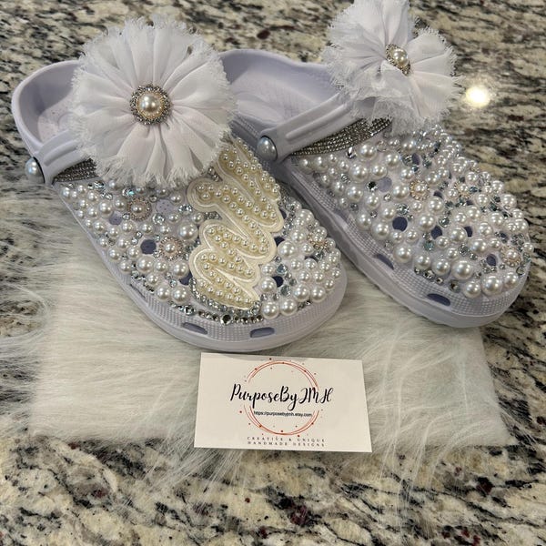 Wedding Crocs - Etsy