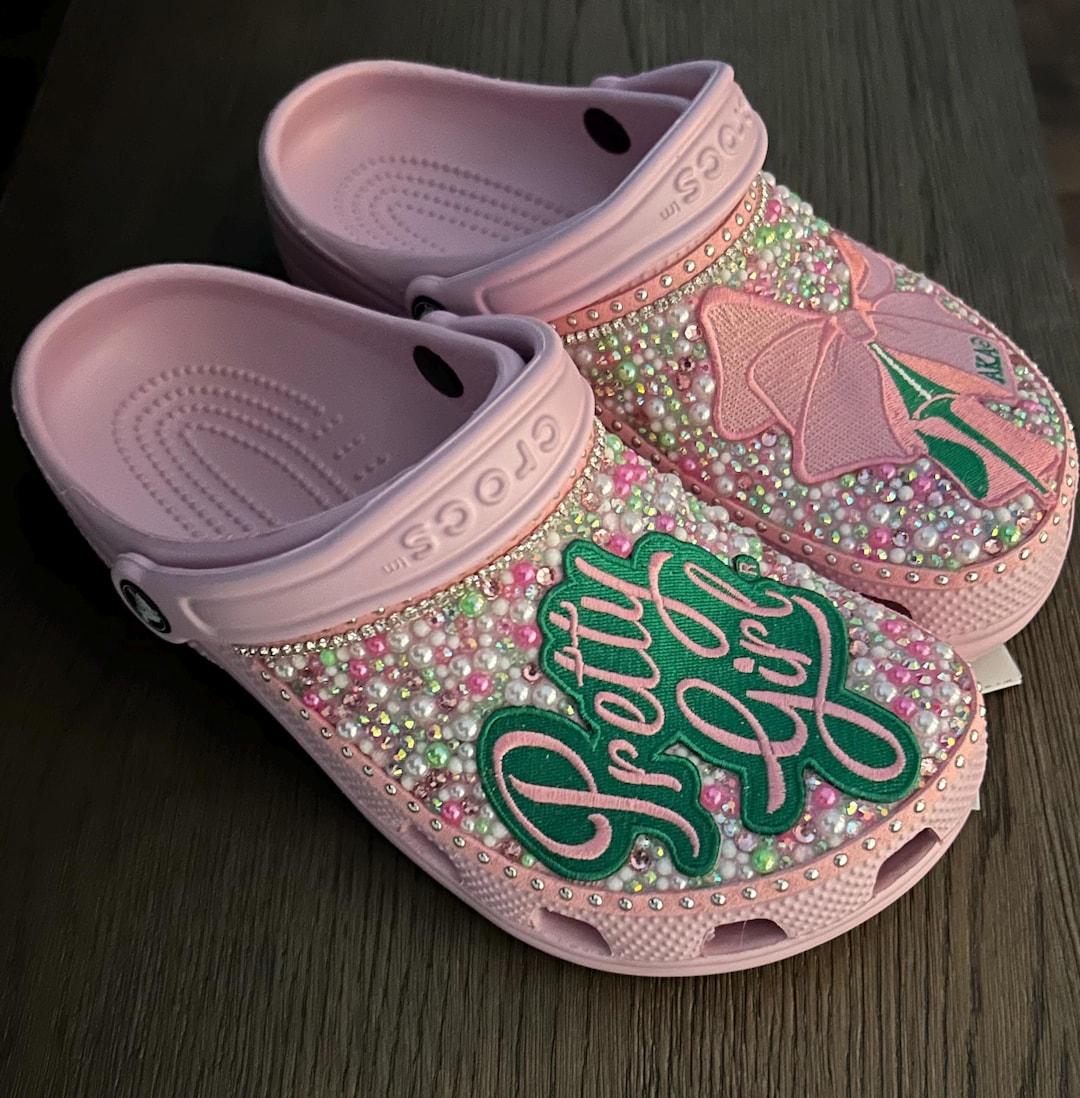 Ladies Size 9/pink AKA Crocs - Etsy