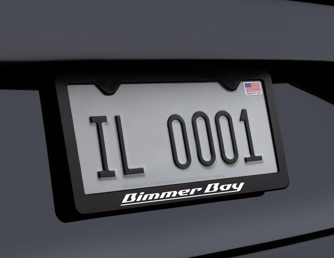 Bimmer Boy License Plate Frame Black Metal Fits All BMW Models - Etsy