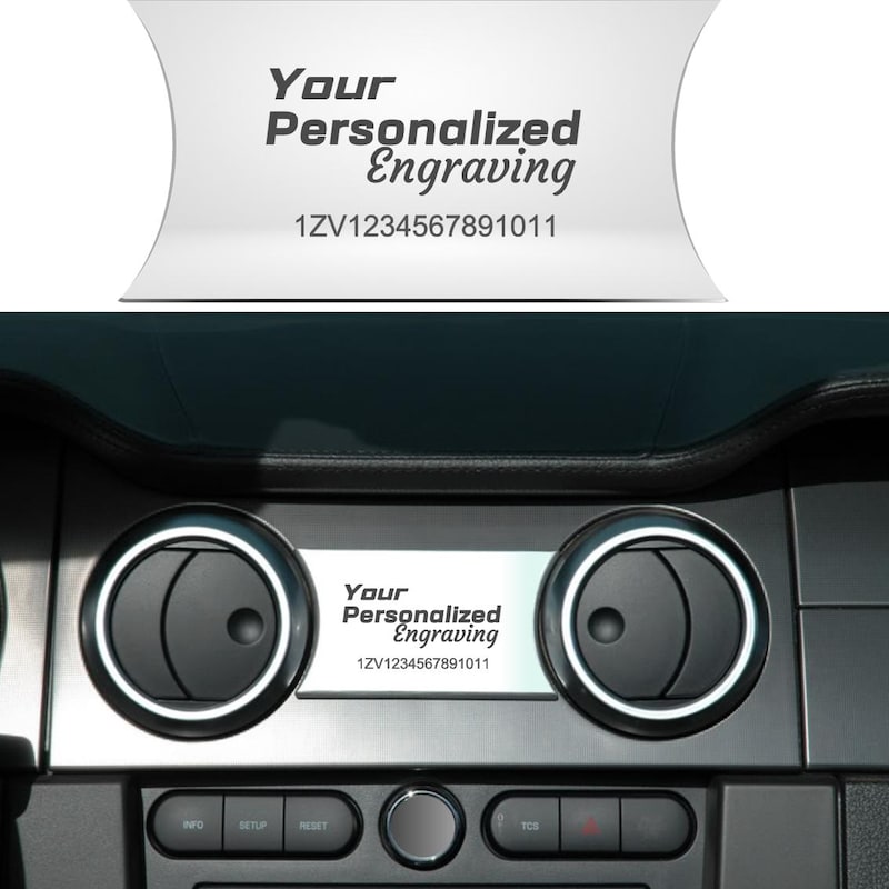 Custom Interior Car Plaque - Etsy