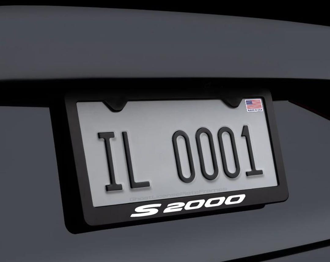 White S2000 License Plate Frame Premium Metal Plate Bracket - Etsy