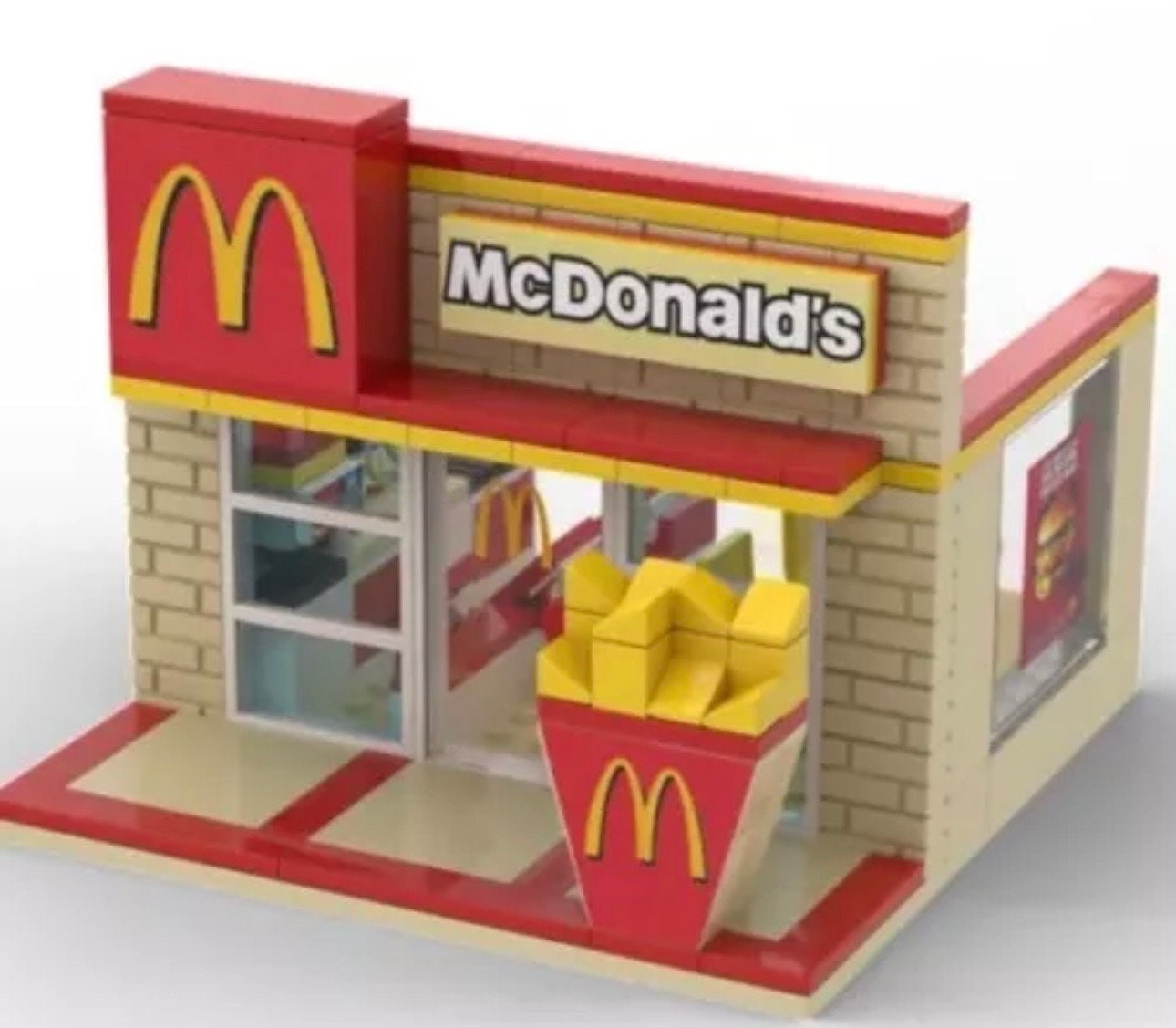 LEGO MCDONALDS Manual, Stickers & Parts List Custom Set. No Parts ...