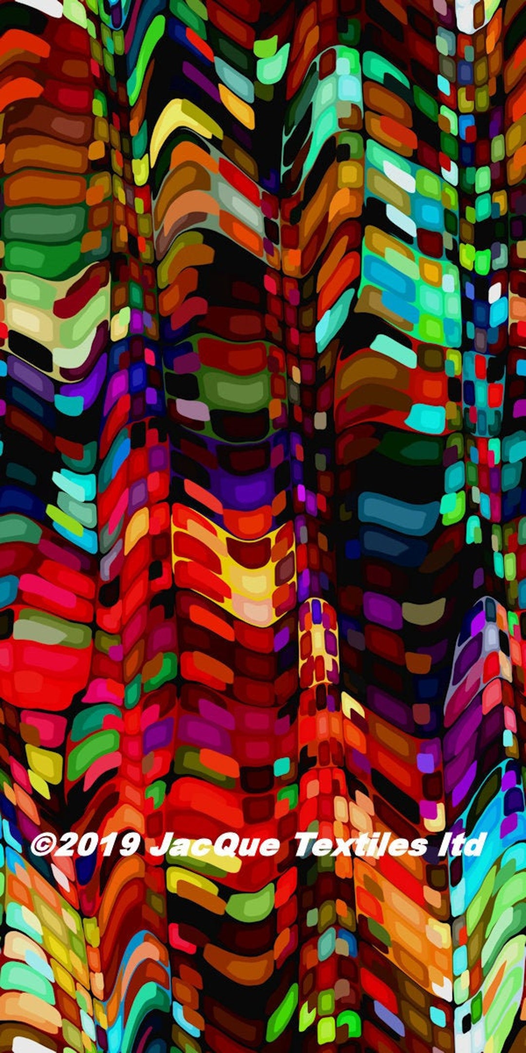 3D Modern Abstract Colorful Artisan Handmade Velvet Upholstery Fabric ...