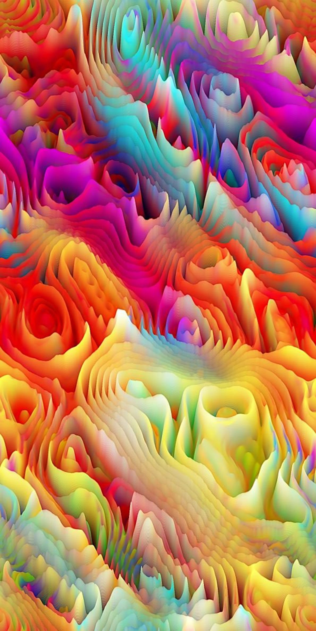 3D Maze Colorful Artist Created Lycra Knit Fabric by the Yard Athletic ...