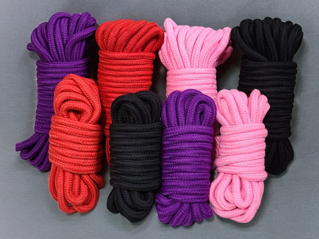 Shibari Soft Bondage Rope Binding No Burn No Stretch 33 Ft & 16 Ft ...