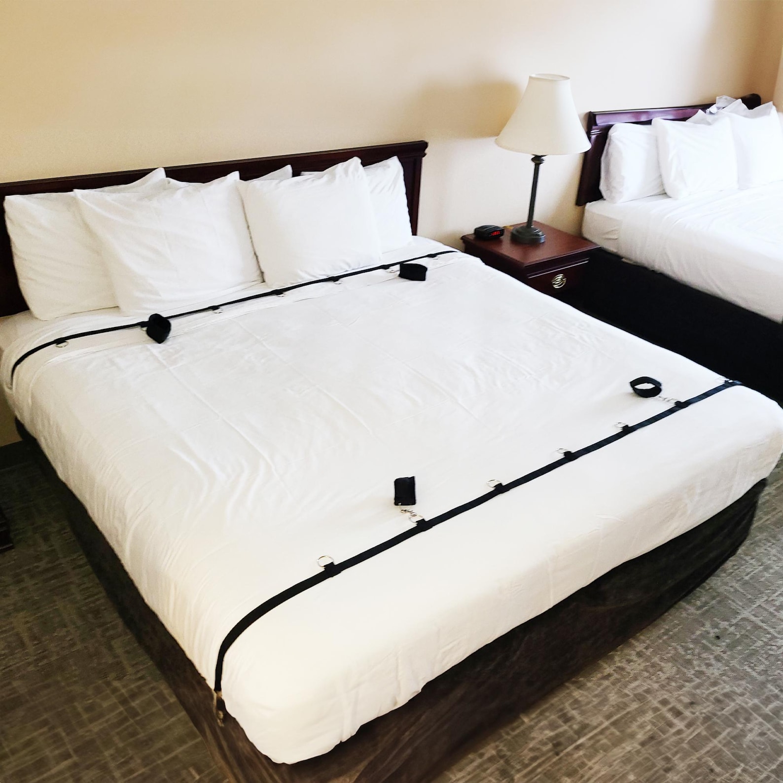 Bed Restraint Set, King and Queen Size, Multiple Positions, Ankle and ...