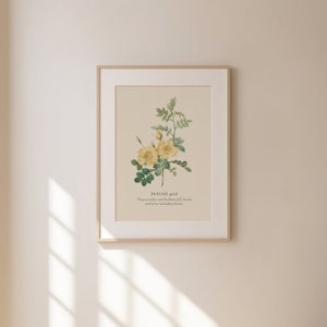 Isaiah 40:8 | Word of God Endures Forever Botanical Floral Antique ...