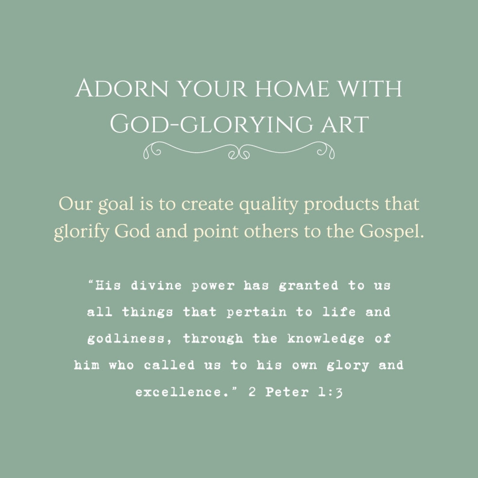 Soli Deo Gloria | Blue Vintage Flower Christian Bible Verse Scripture ...