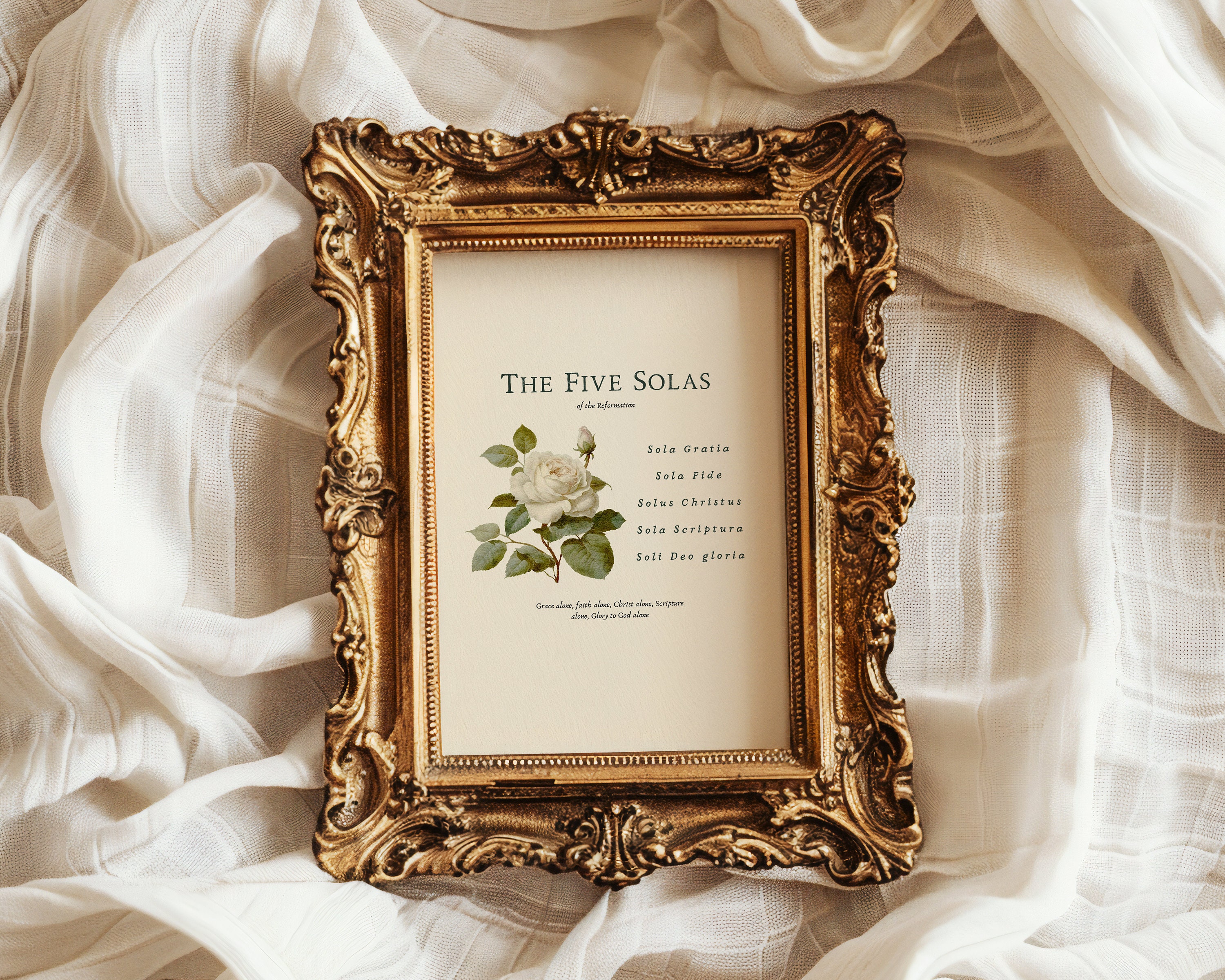 The Five Solas | Reformation Sola Gratia, Sola Fide, Solus Christus ...