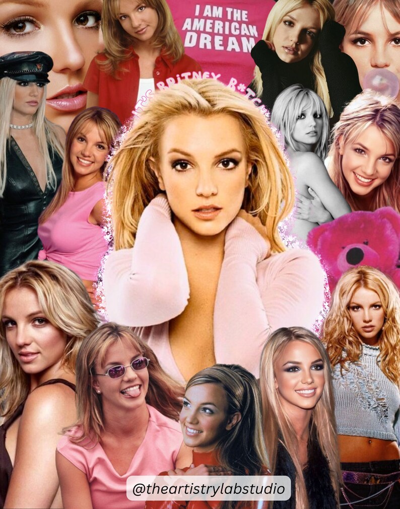 Britney Spears Digital Prints - Etsy