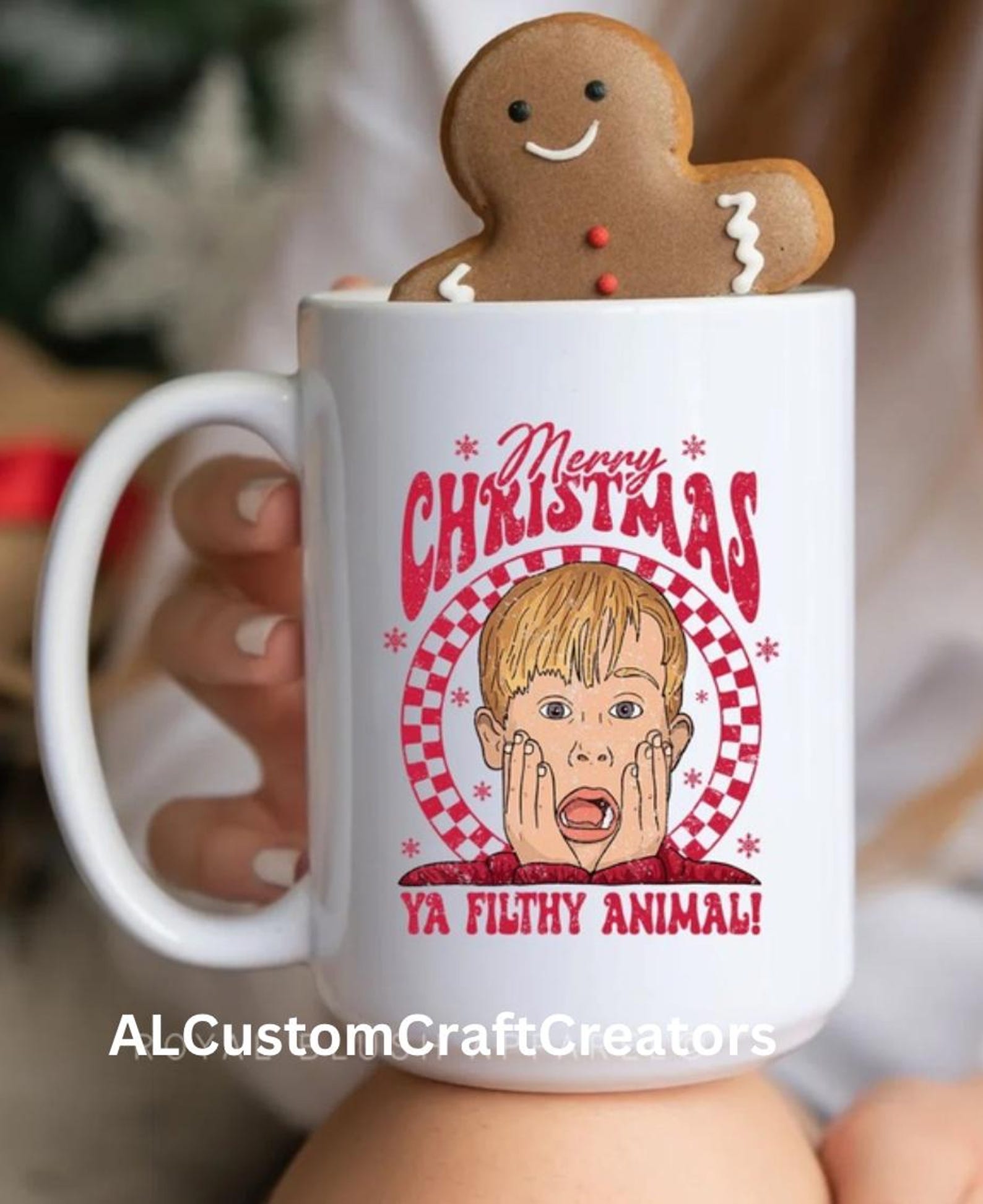 Merry Christmas Ya Filthy Animal Coffee Mug Funny Holiday Mug Perfect ...