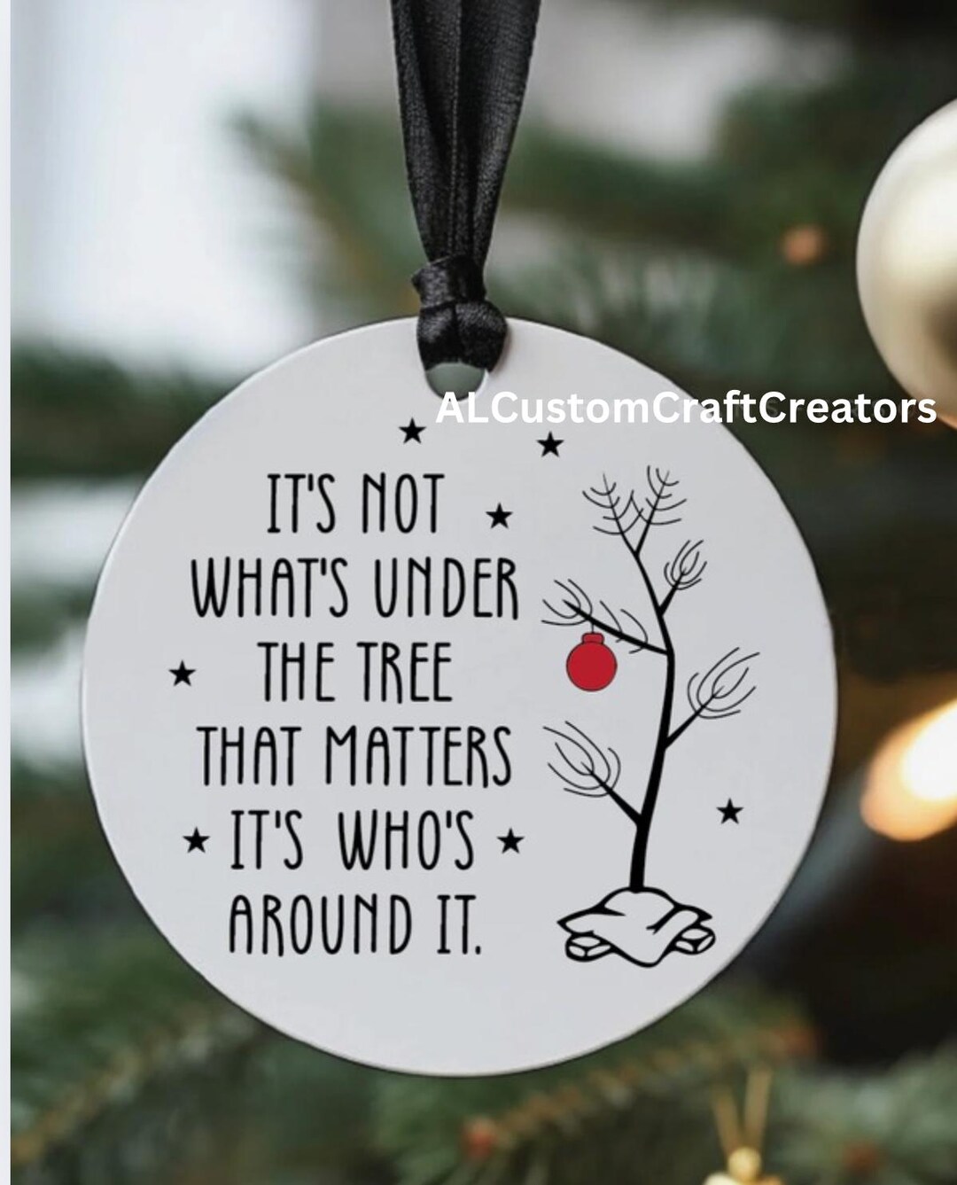 It's Not What's Around the Tree That Matters Charlie Brown One-sided ...