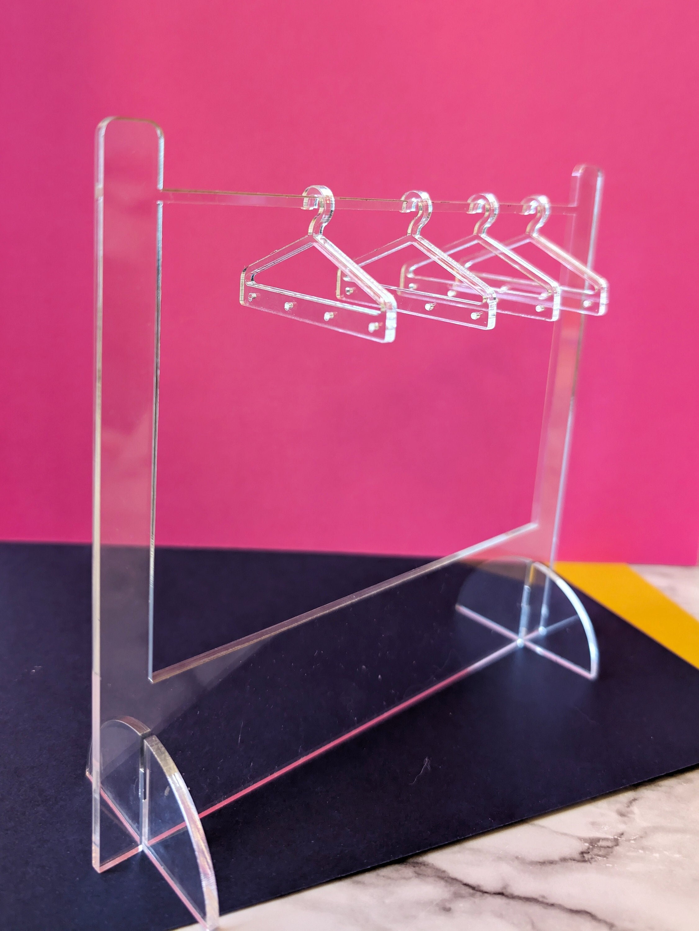 Earring Display Hanger Rack Colorful Acrylic Hangers for Earring Craft ...