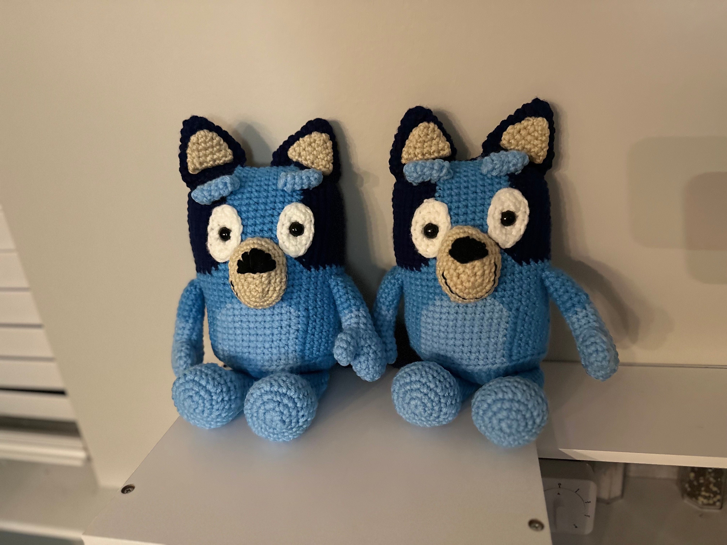 Bluey, Bingo, Blue Heeler, Crochet Dog, Doggy, Puppy, Handmade ...